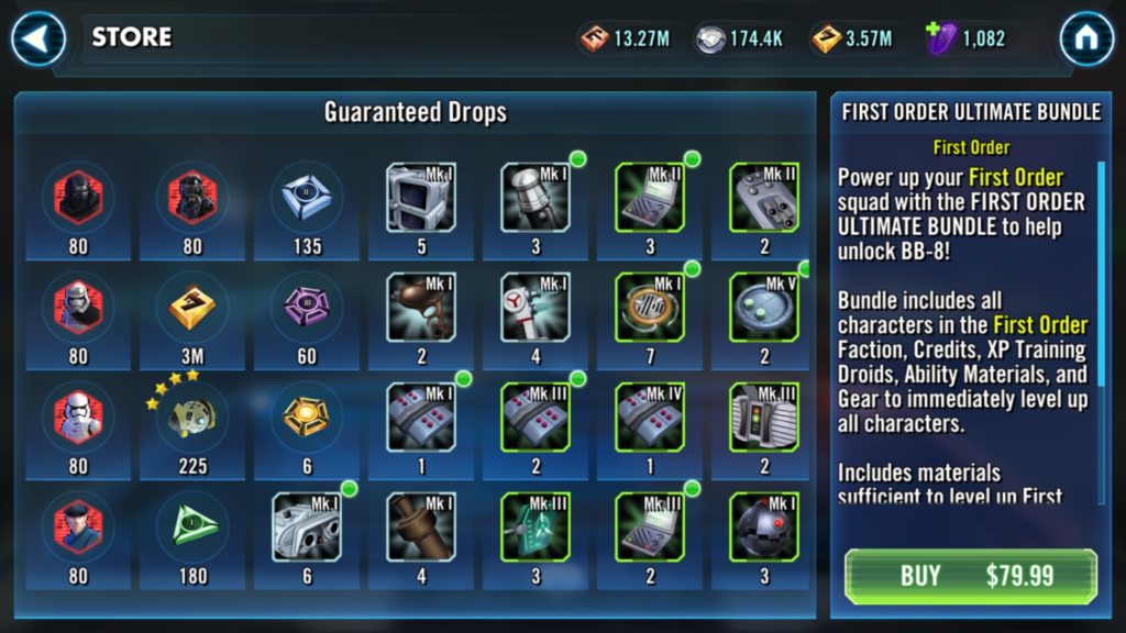 SWGoH: Should I Buy the First Order Ultimate Bundle? | Gaming-Fans.com