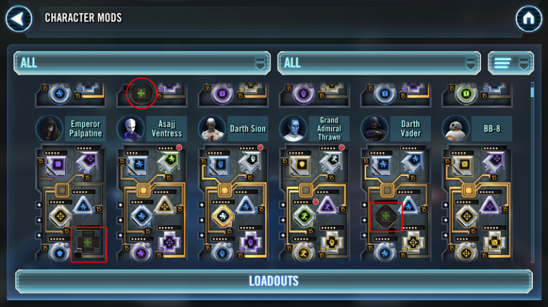 SWGoH 101 Mod Guide: Mod Loadouts | Gaming-Fans.com