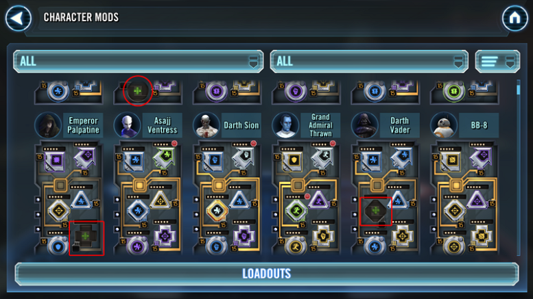 SWGoH 101 Mod Guide: Mod Loadouts | Gaming-Fans.com
