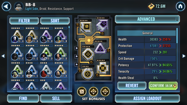 SWGoH 101 Mod Guide: Mod Loadouts | Gaming-Fans.com