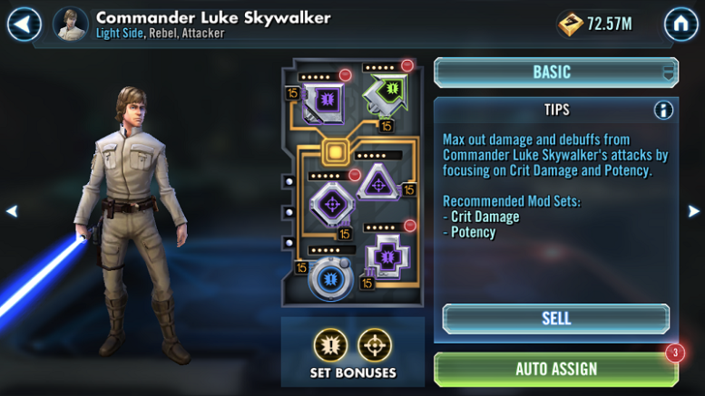 SWGoH 101 Mod Guide: Mod Views and In-Game Recommendations | Gaming ...