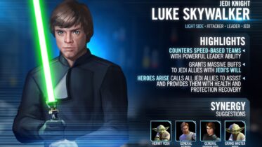 SWGoH: Unlocking Jedi Master Luke Skywalker | Gaming-Fans.com
